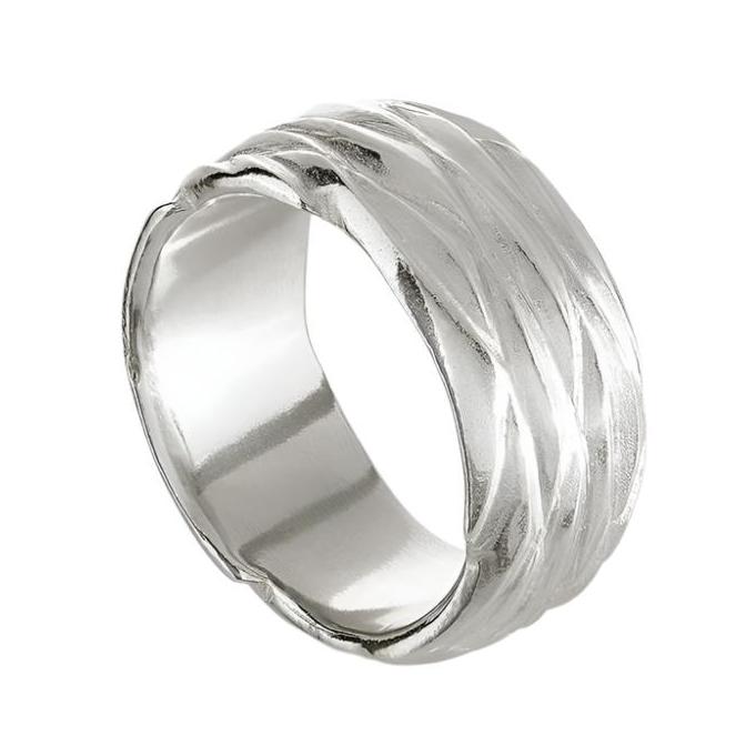 Forest Platinum 10mm Ring | Jeremy Hoye Jewellery