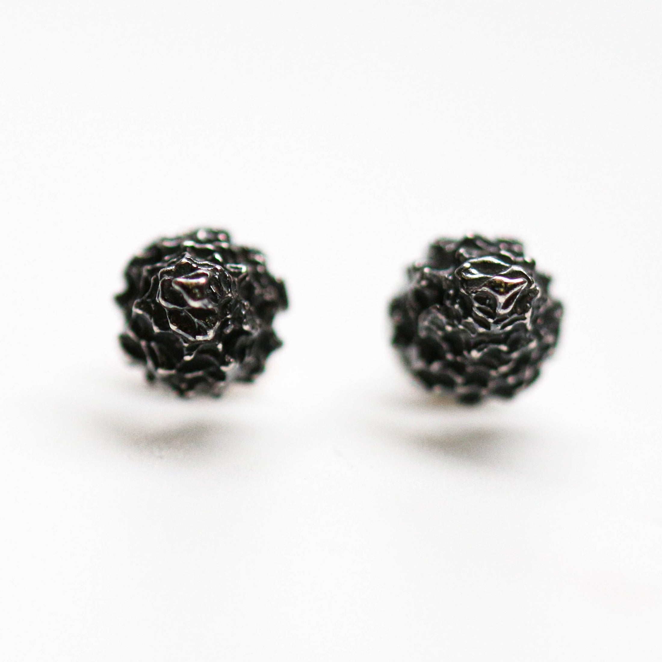 Luna Silver Cone Stud Earrings | Jeremy Hoye Jewellery