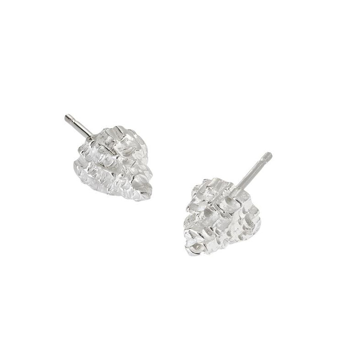 Luna Silver Cone Stud Earrings | Jeremy Hoye Jewellery