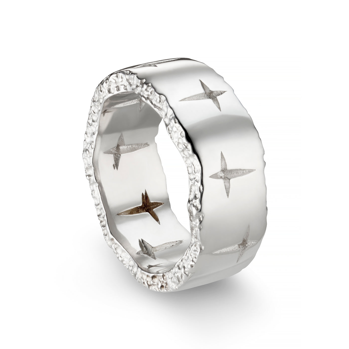 Trinity Silver 8mm Ring | Jeremy Hoye Jewellery