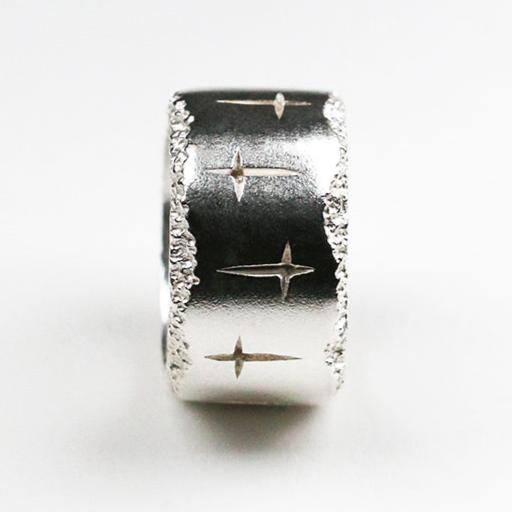 Trinity Platinum 14mm Ring | Jeremy Hoye Jewellery